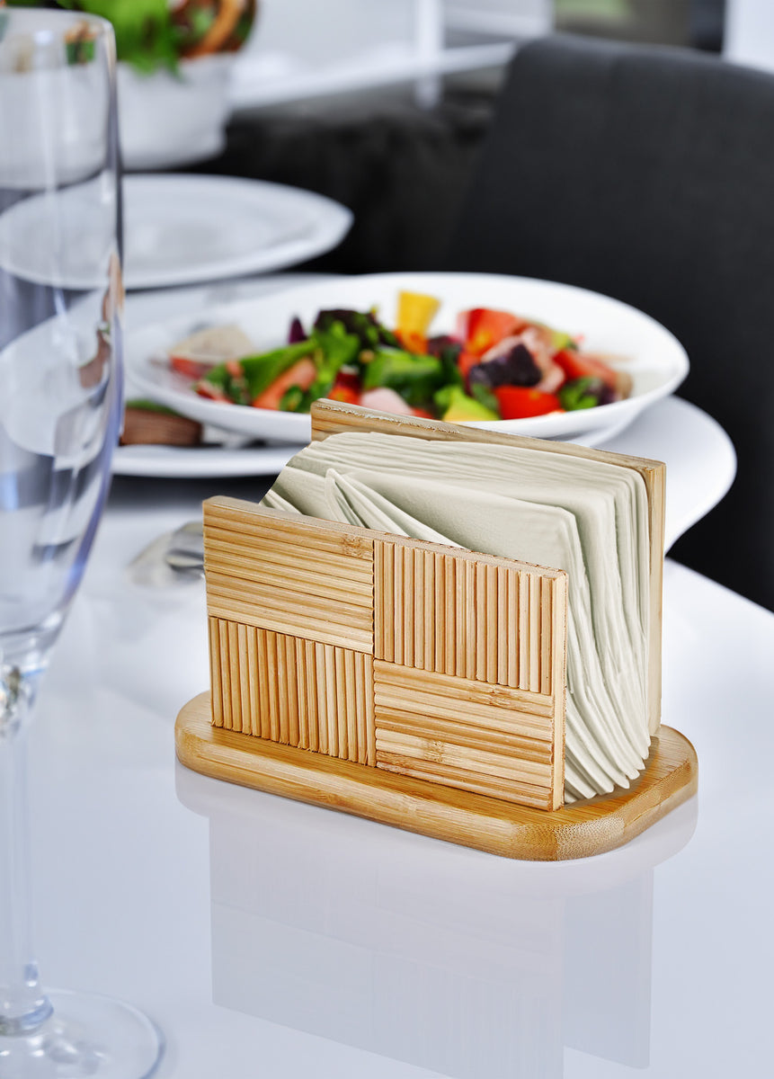 Natura Collection Wooden Napkin Holder – The Mia UK