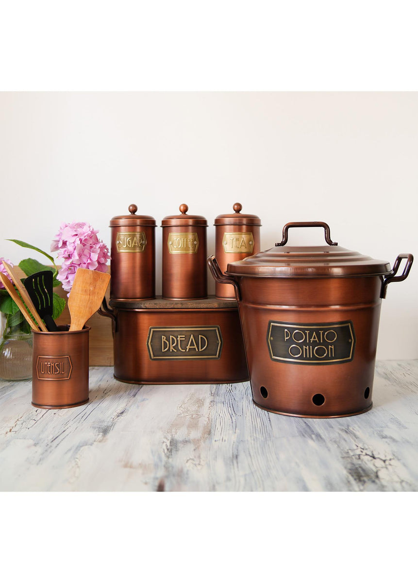 Copper Potato and Onion Bin – The Mia UK